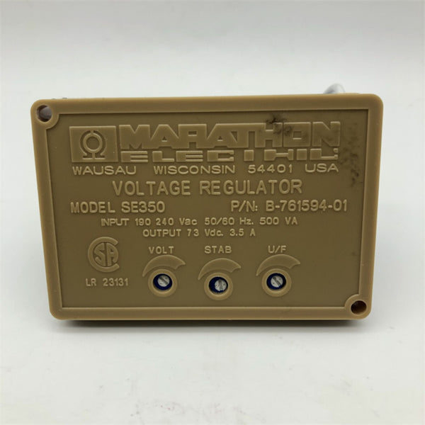 Diselmart SE350 Marathon Electric Automatic Voltage Regulator AVR Fits ...